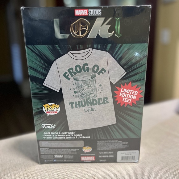 Funko | Shirts | Funko Pop Boxed Tee Frog Of Thunder Loki Marvel ...
